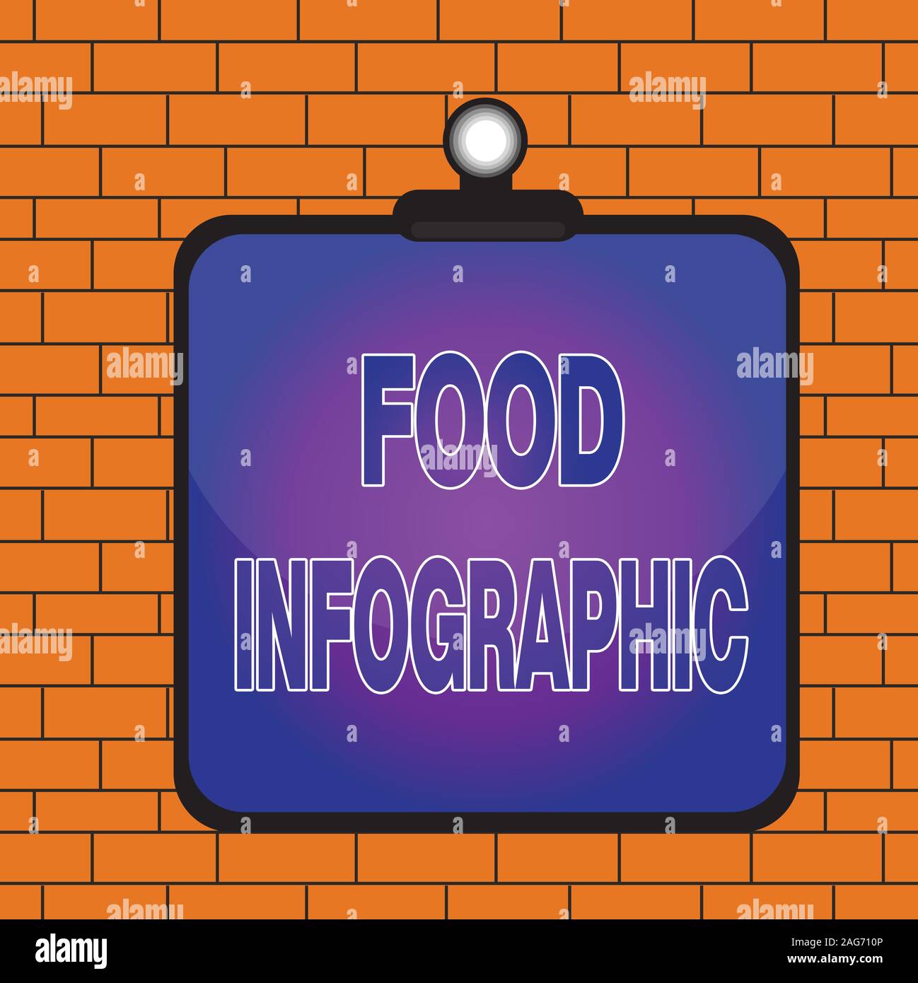 Text sign showing Food Infographic. Business photo text visual image ...