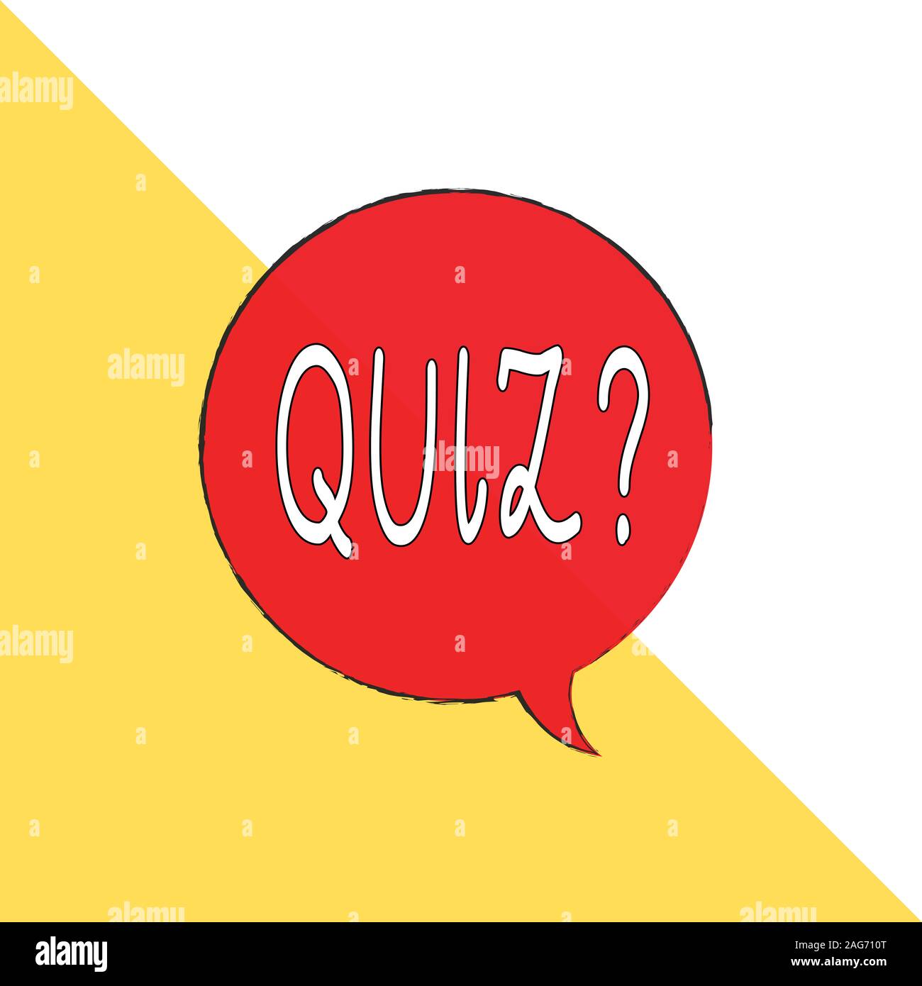 Handwriting text Quiz Question. Conceptual photo test of knowledge as ...