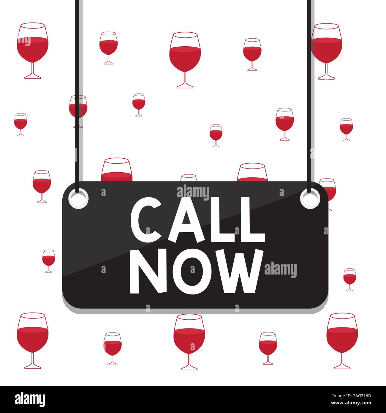 Text sign showing Call Now. Business photo text To immediately contact ...