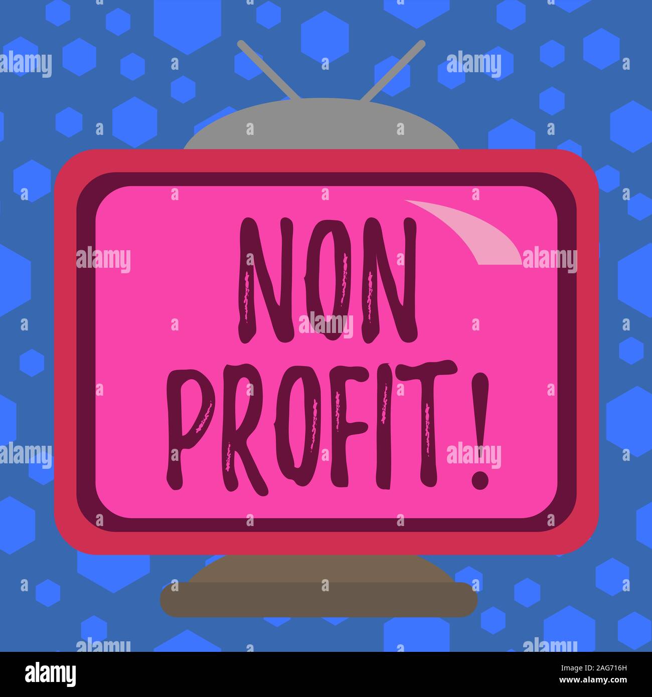 Word writing text Non Profit. Business photo showcasing not making or ...