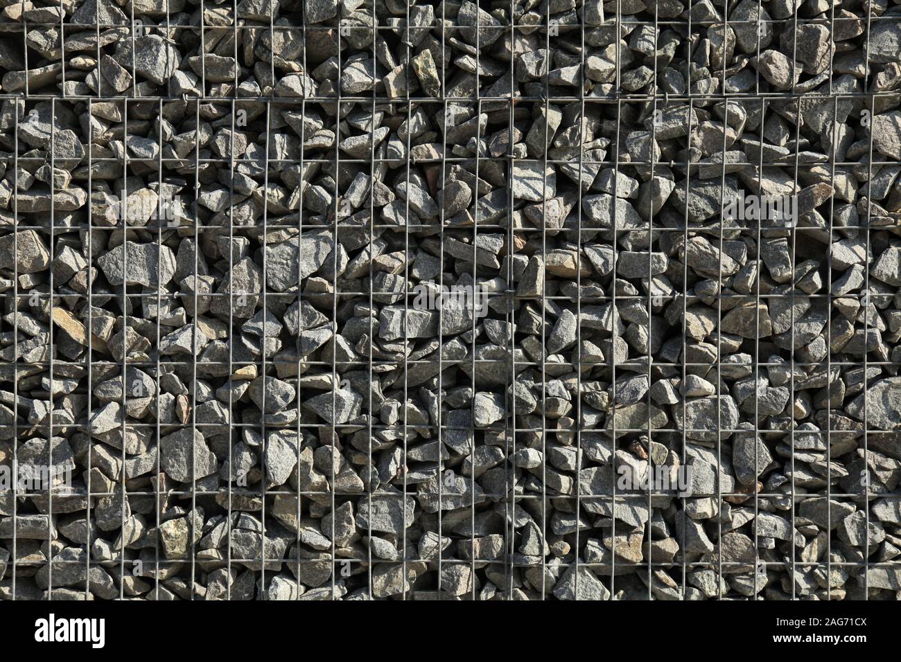 Gabion, texture, background. Gabion net and construction design. New ...