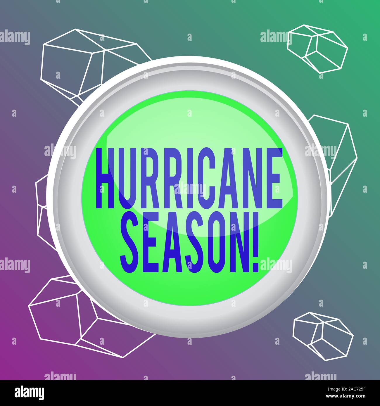 Word writing text Hurricane Season. Business photo showcasing time when ...