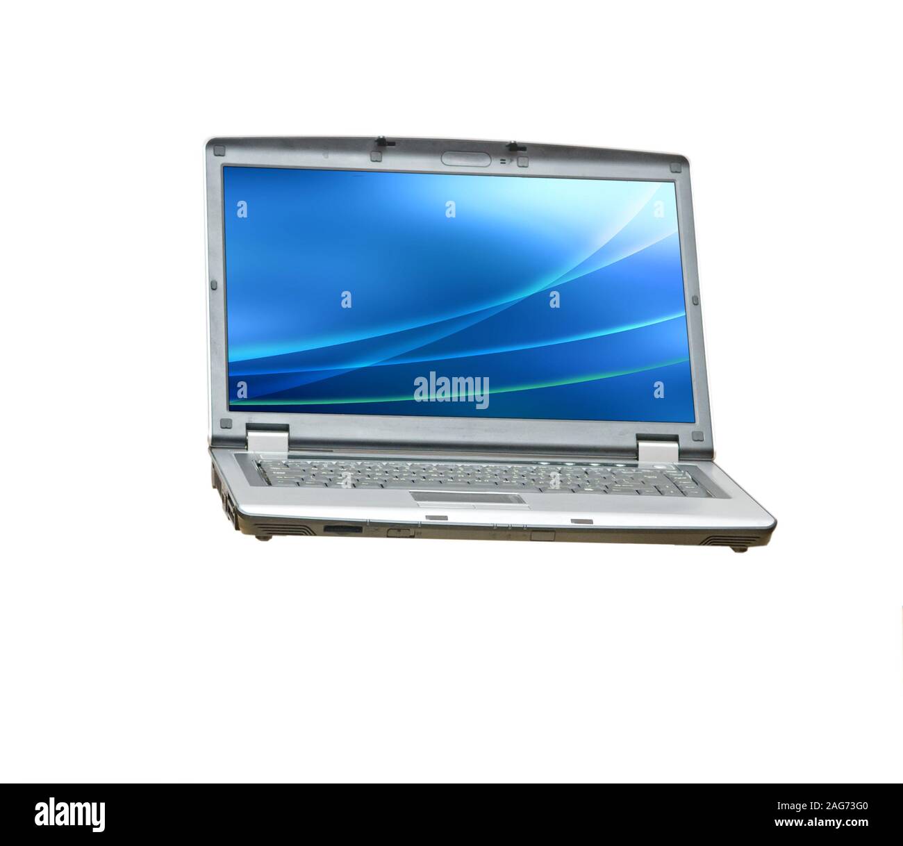 Notebook isolated on white background Stock Photo - Alamy