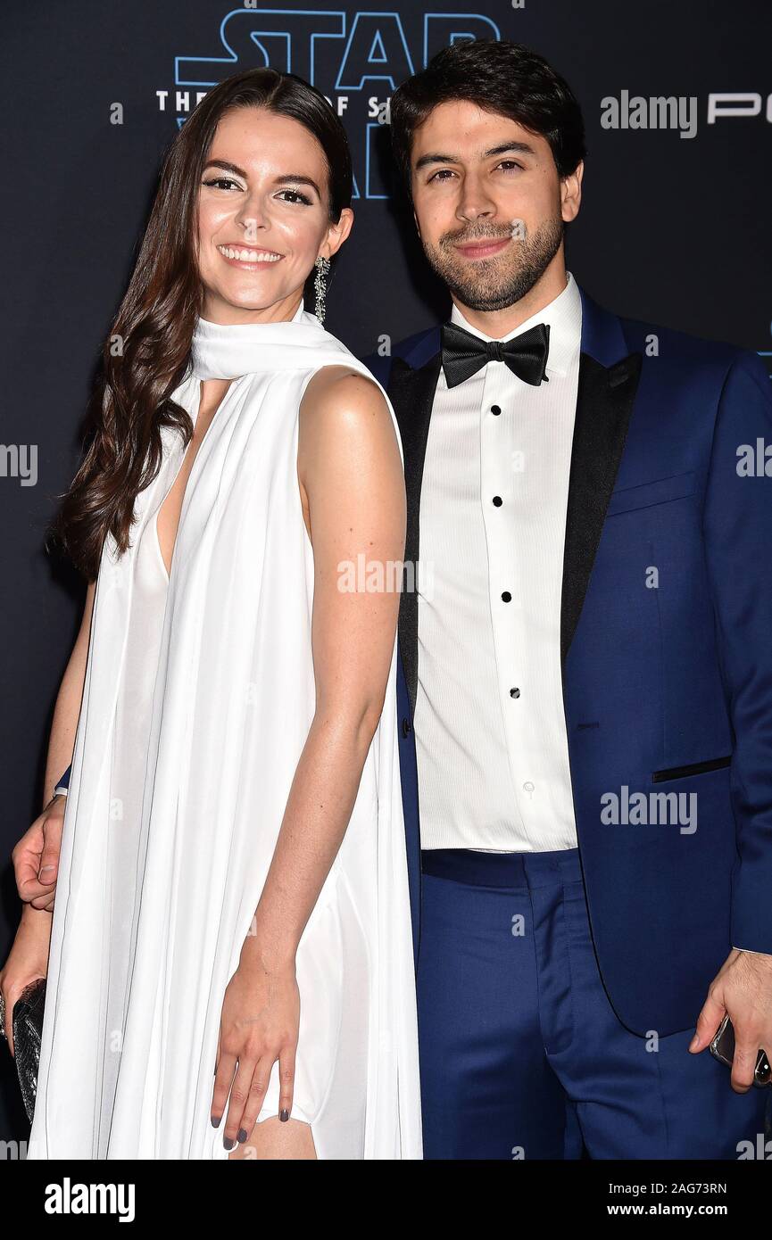 HOLLYWOOD, CA - DECEMBER 16: Julieth Restrepo (L) and Sebastian Zuleta ...