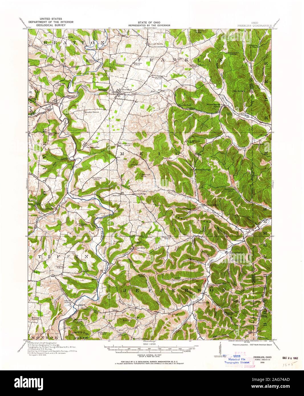 Map Of Peebles High Resolution Stock Photography and Images - Alamy