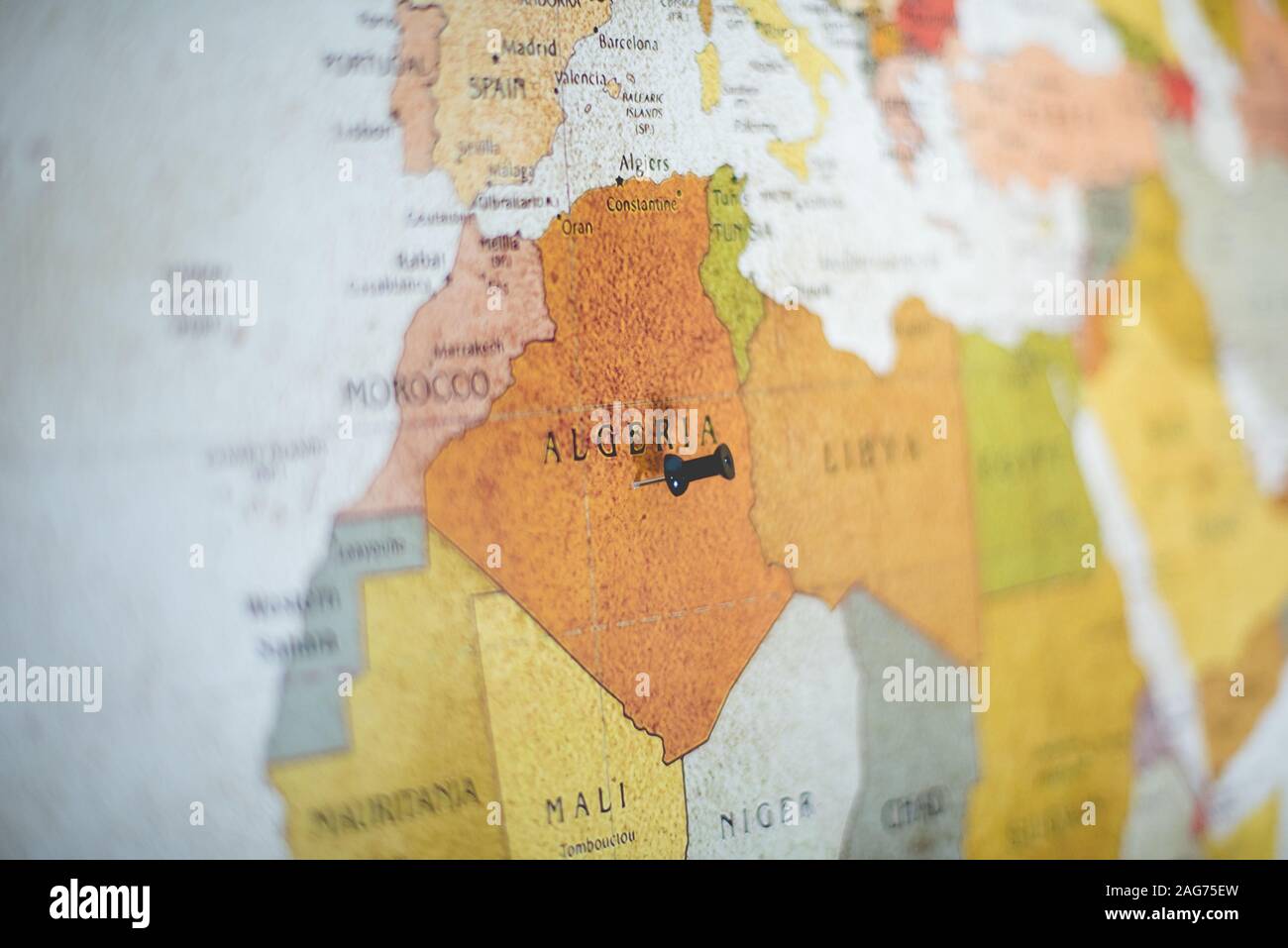 Chad libya border map hi-res stock photography and images - Alamy