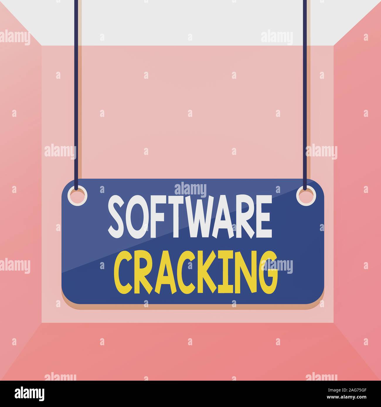 Conceptual hand writing showing Software Cracking. Concept meaning ...