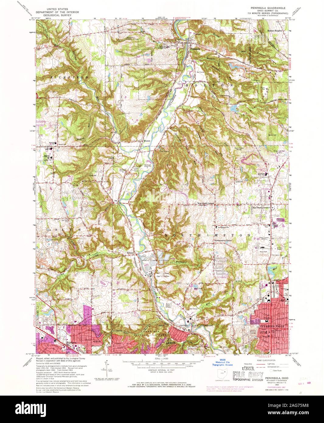 Peninsula ohio Cut Out Stock Images & Pictures - Alamy
