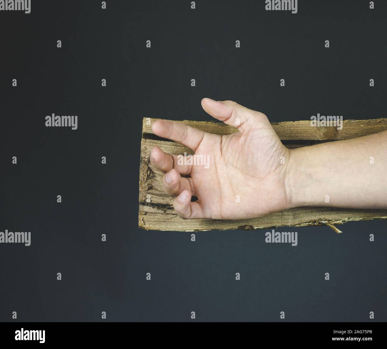 Hand jesus christ nailed cross hi-res stock photography and images - Alamy