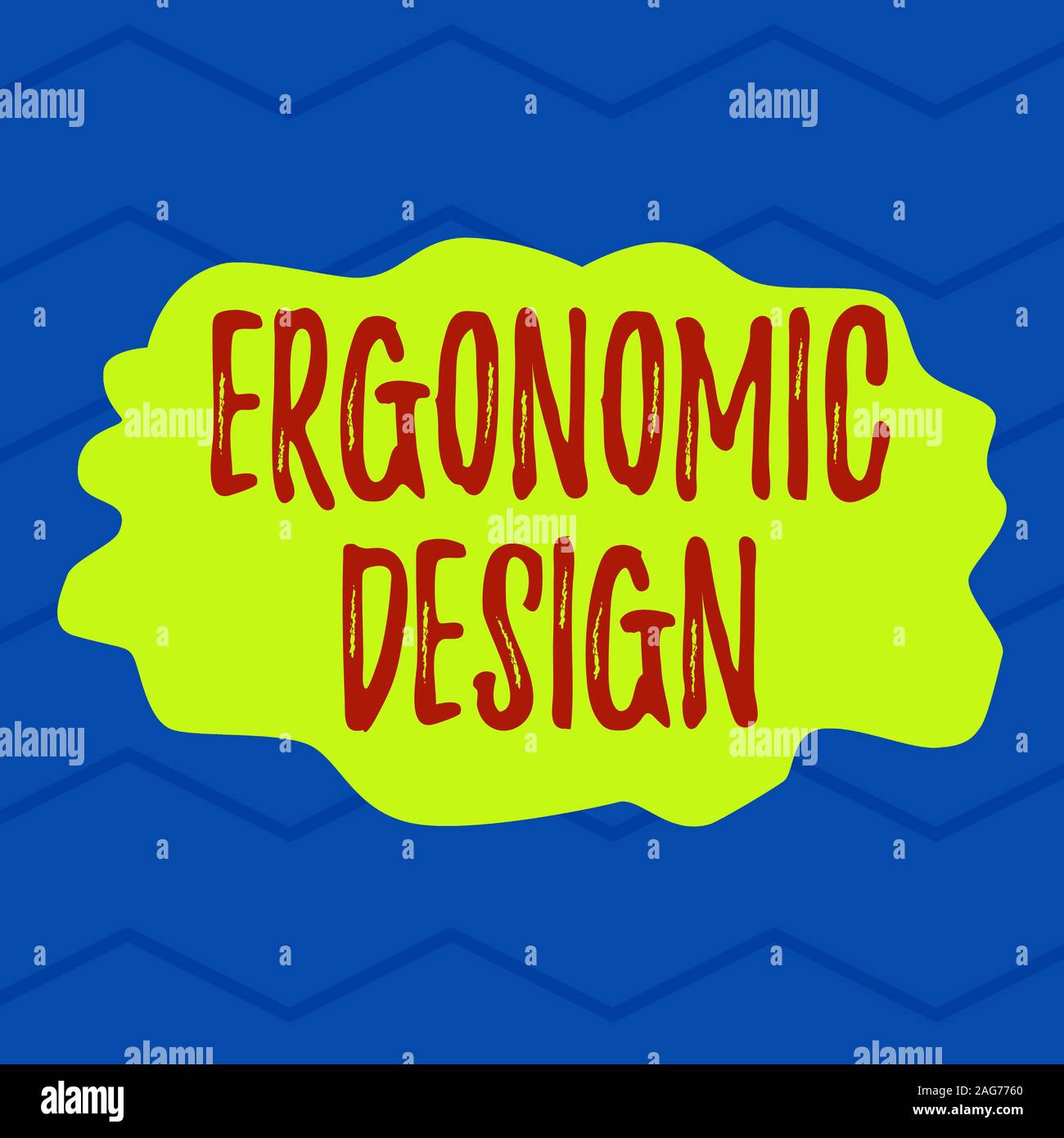 Word writing text Ergonomic Design. Business photo showcasing fitting ...