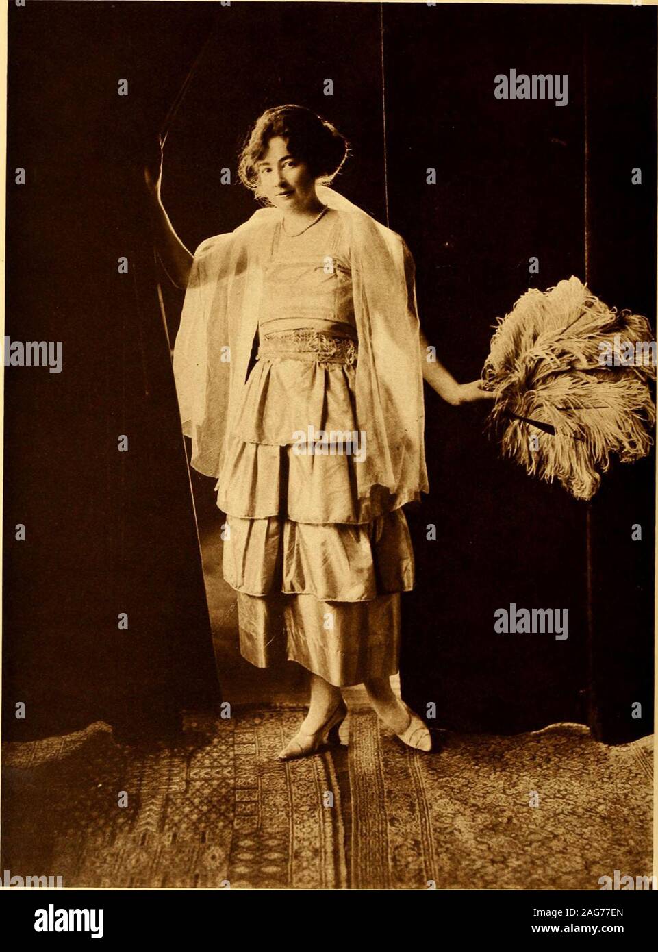 . The Echo. Miss Blanche Ingram, The Summer Cirl Stock Photo - Alamy