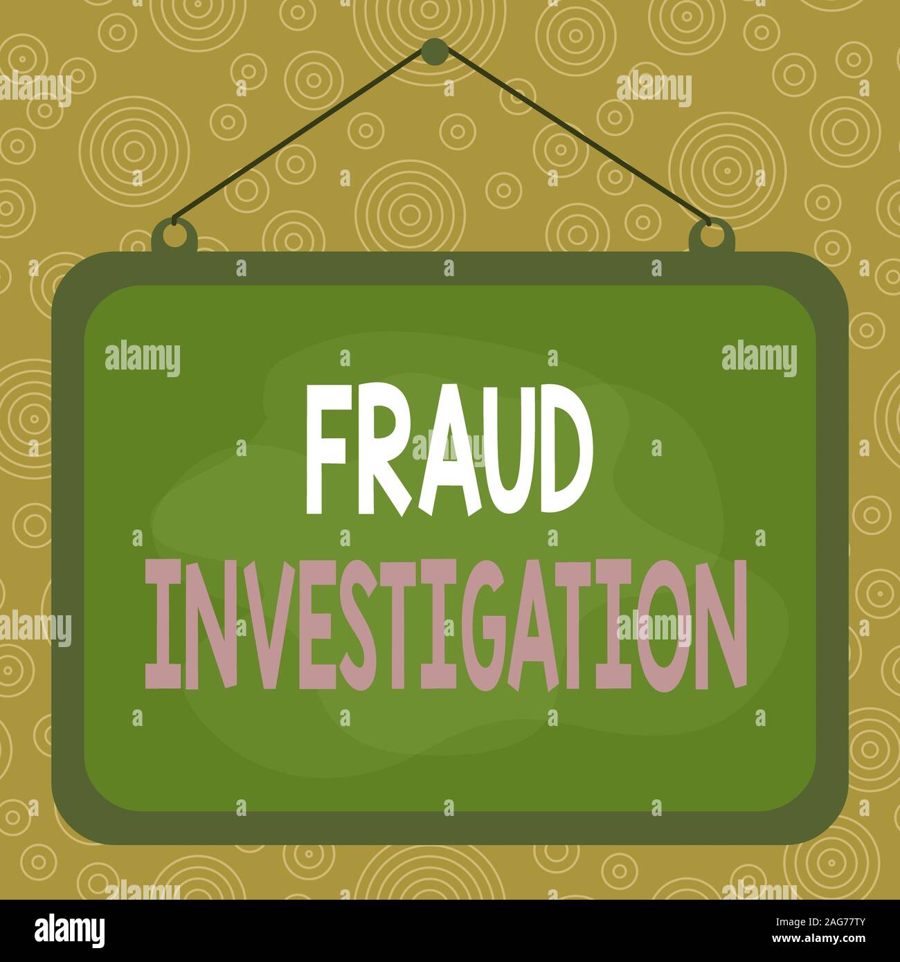 Handwriting text writing Fraud Investigation. Conceptual photo process ...