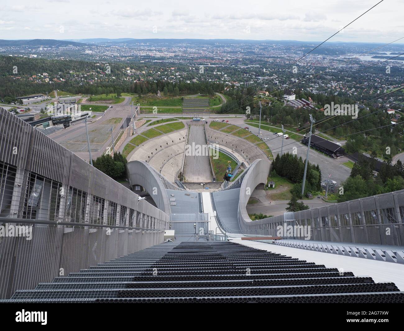 Holmenkollen ski jump architecture hi-res stock photography and images ...