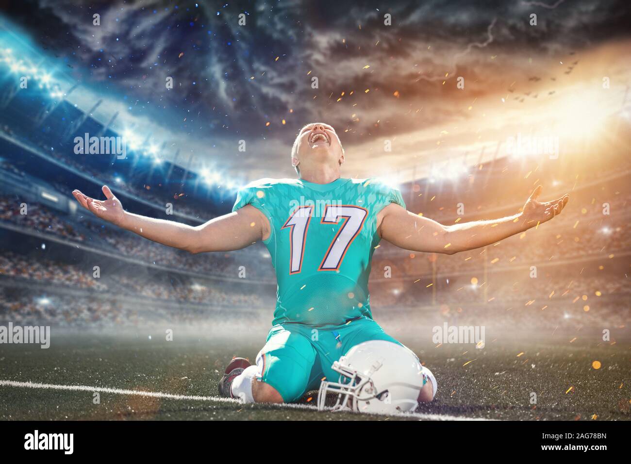 Professional football celebration night hi-res stock photography and ...