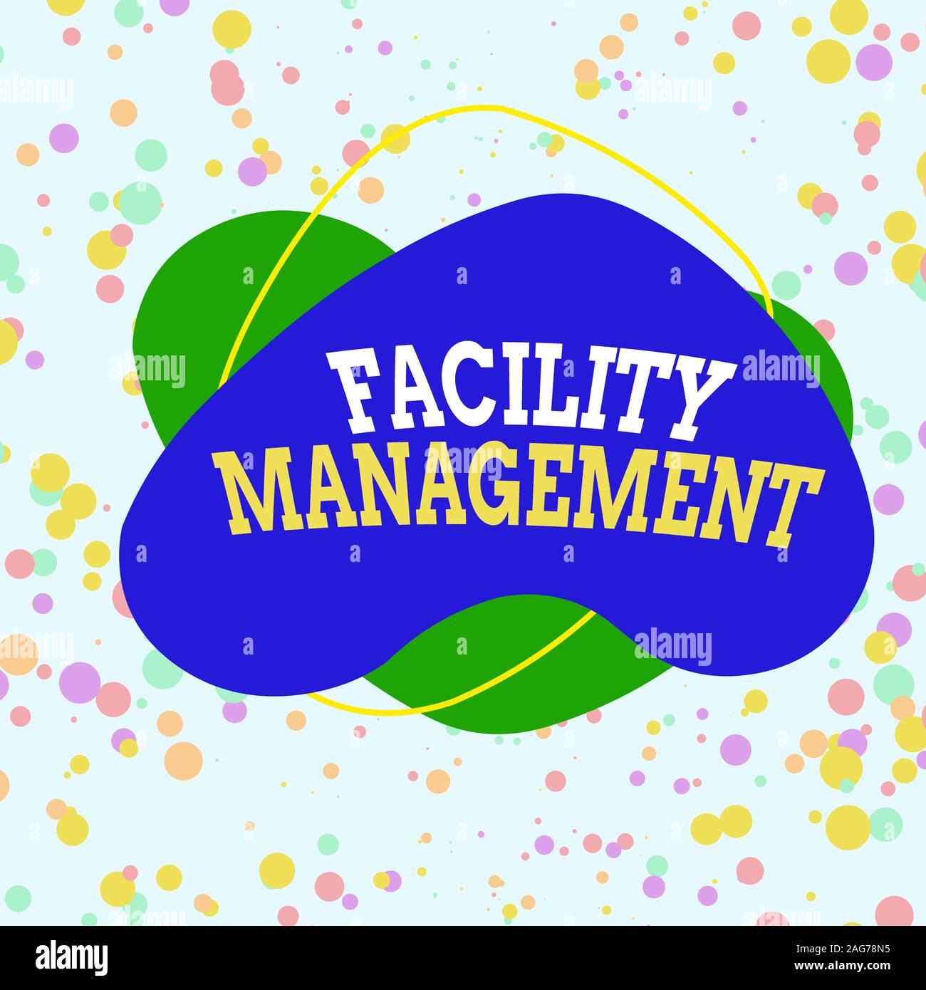 Word writing text Facility Management. Business photo showcasing ...