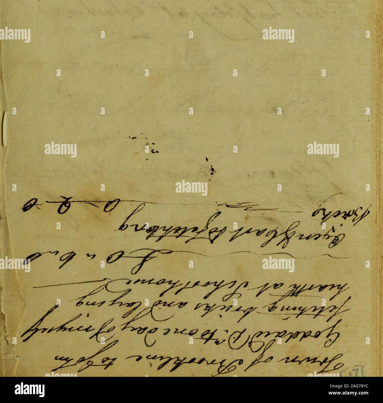 . Account book of John Goddard Stock Photo - Alamy