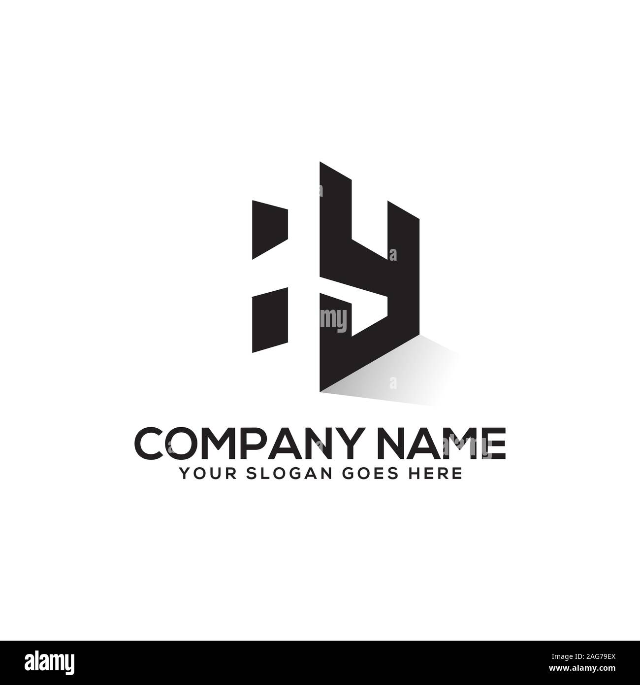 H logo designs,H letter with negative space logo vector Stock Vector ...