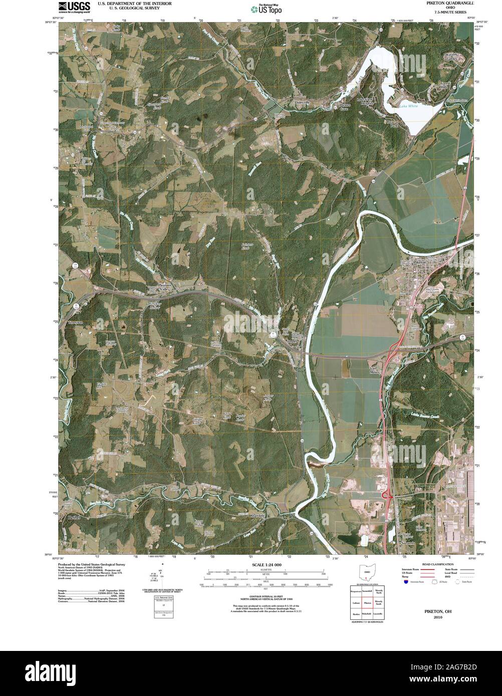 Map of piketon hi-res stock photography and images - Alamy