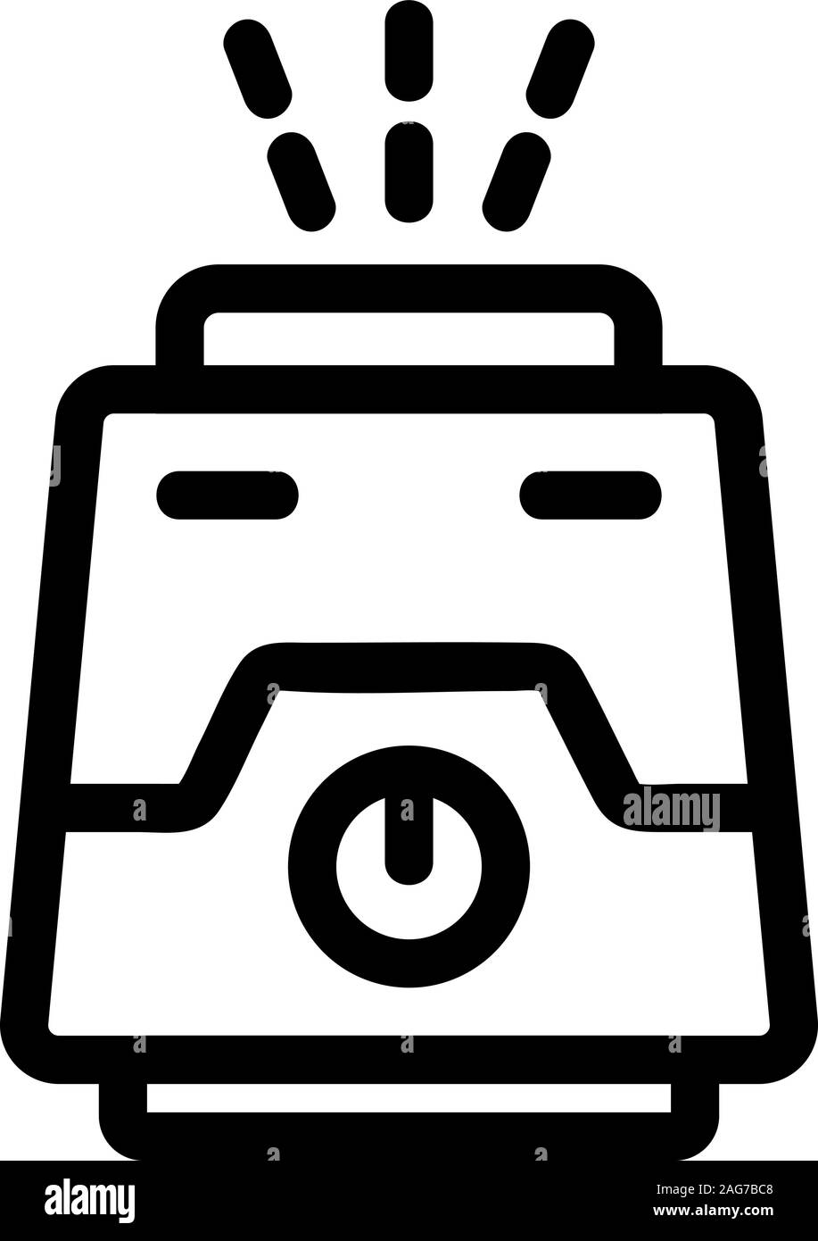 Air moisturiser icon vector. Isolated contour symbol illustration Stock ...