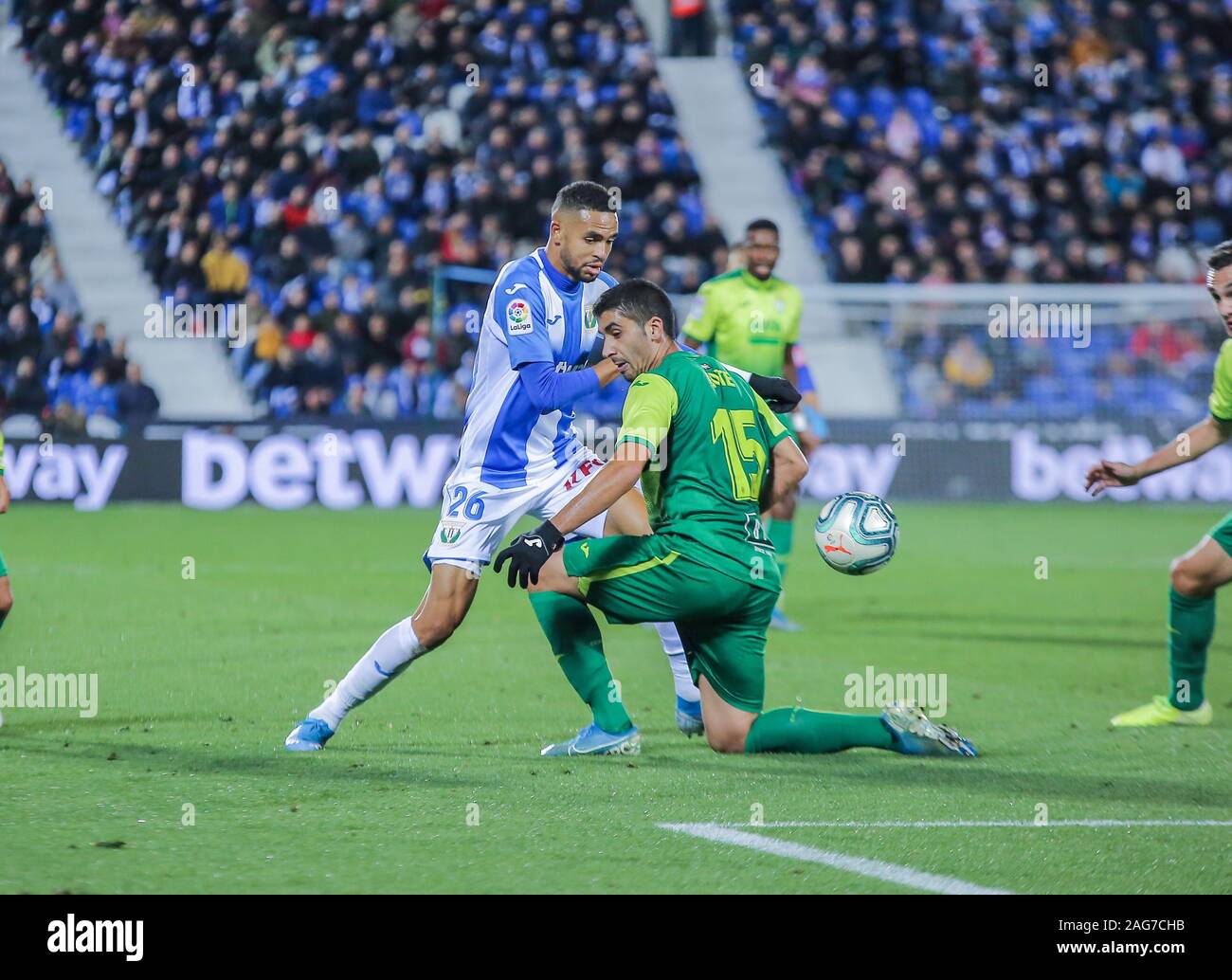 LEGANES, SPAIN - Nov 03, 2019: En-Nesyri during CD. Leganes - Eibar ...