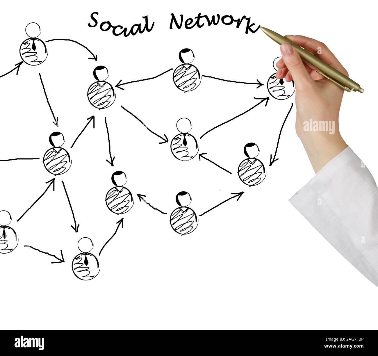 Social vertical Cut Out Stock Images & Pictures - Alamy