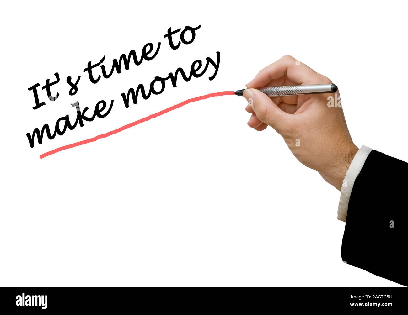 It's time to make money Stock Photo - Alamy