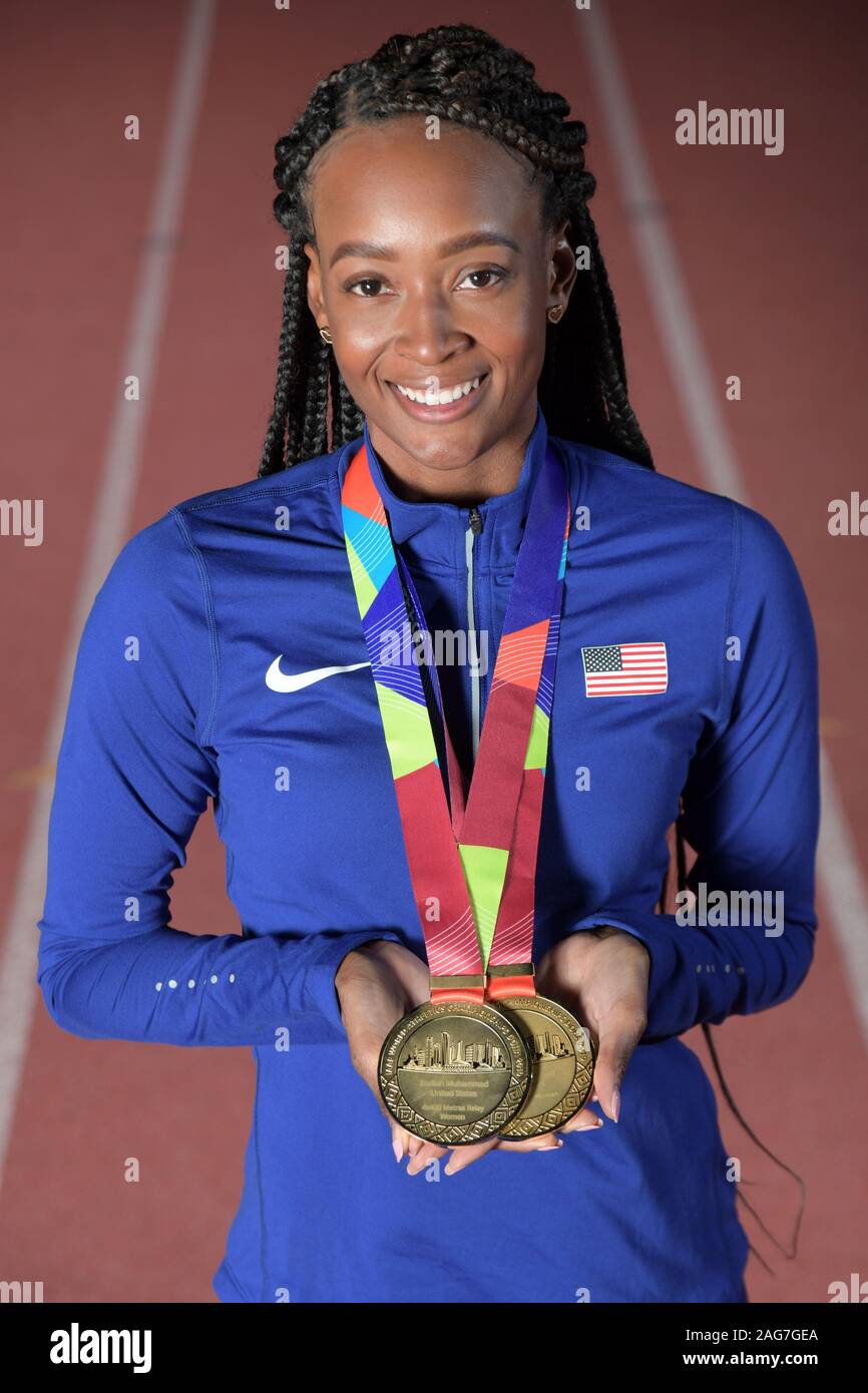 Lake Balboa, United States. 16th Dec, 2019. Dalilah Muhammad (USA ...