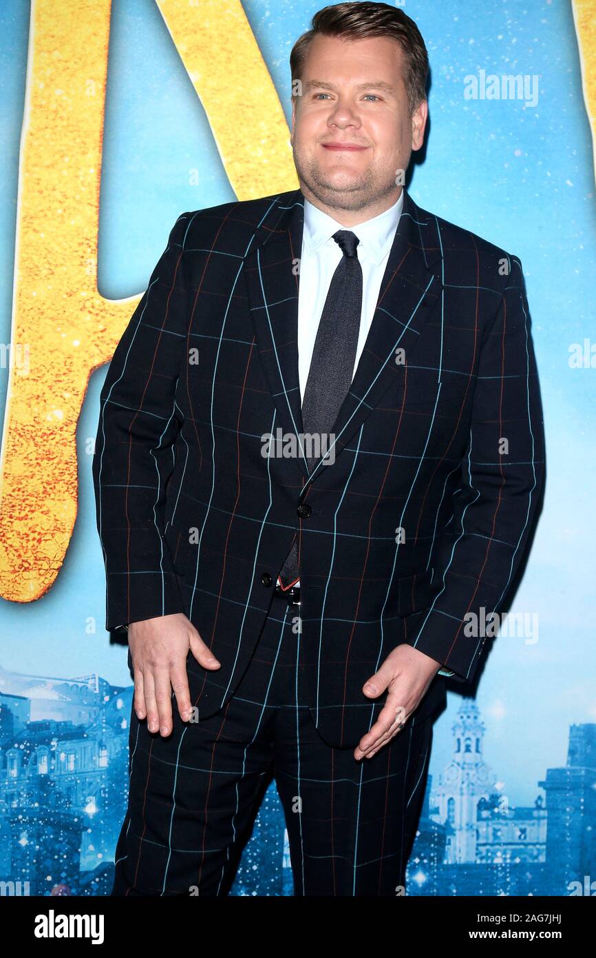 New York, USA. 16th Dec, 2019. James Corden at the world premiere of ...