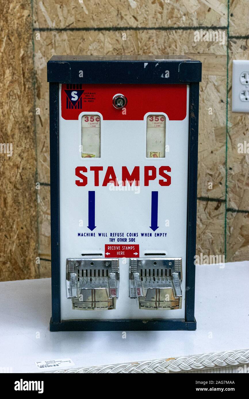 Old postage stamps machine hi-res stock photography and images - Alamy