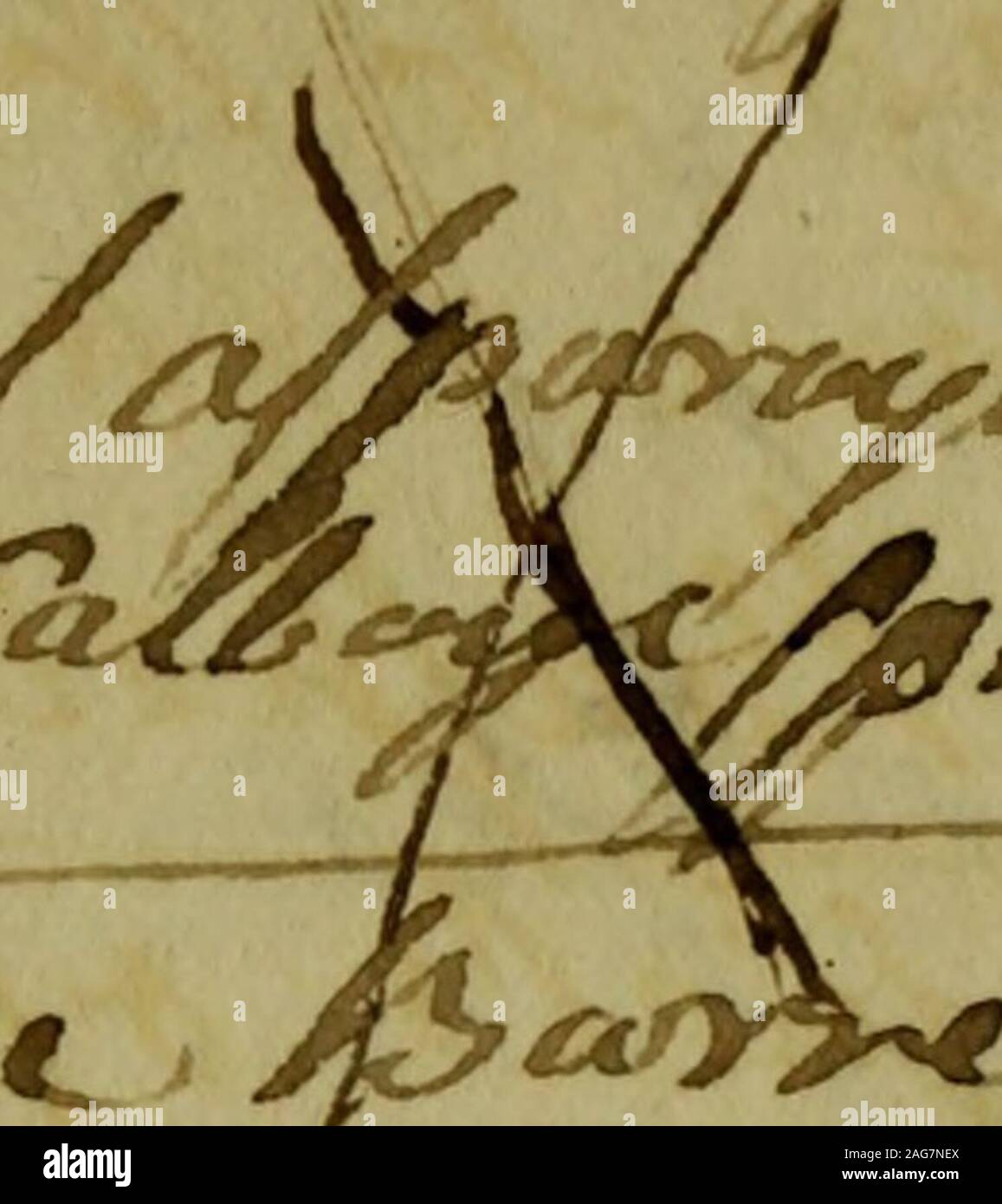 . Account book of John Goddard Stock Photo - Alamy