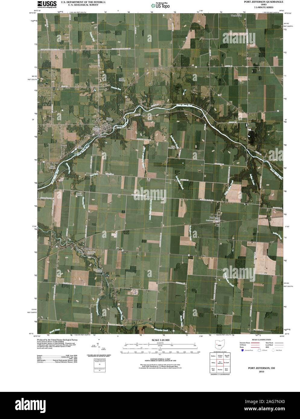 Map of port jefferson hi-res stock photography and images - Alamy