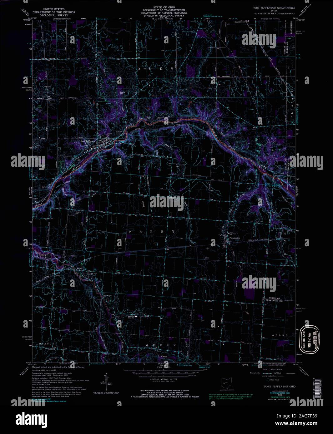 Port jefferson map hi-res stock photography and images - Alamy