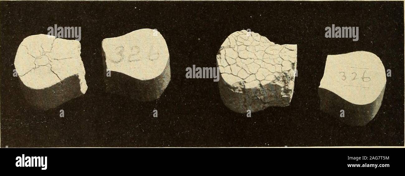 . Value of the high-pressure steam test of portland cement.. Fig. la ...