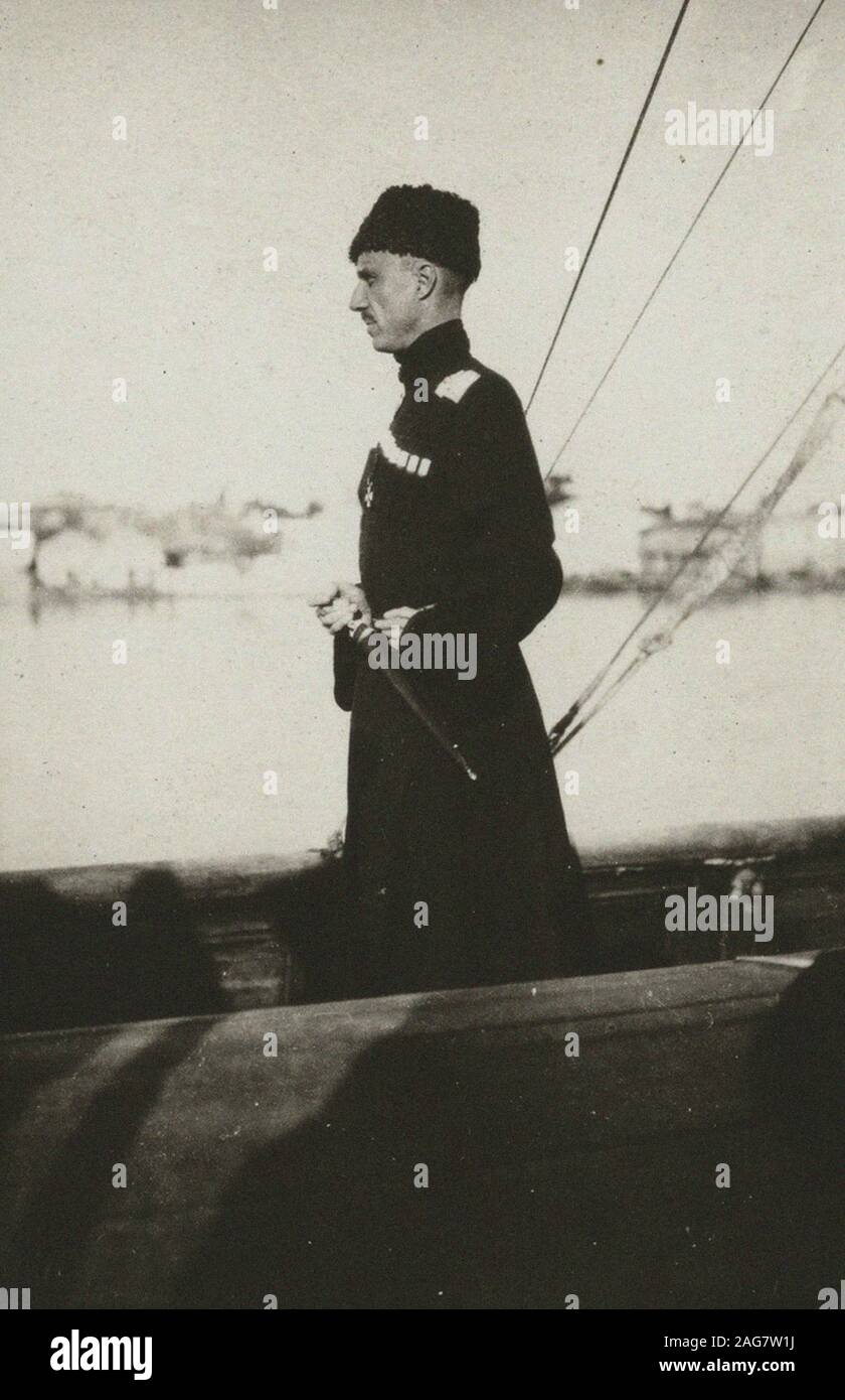 Baron Pyotr Nikolayevich Wrangel on the Yacht Lucullus. Lemnos, 1921 ...