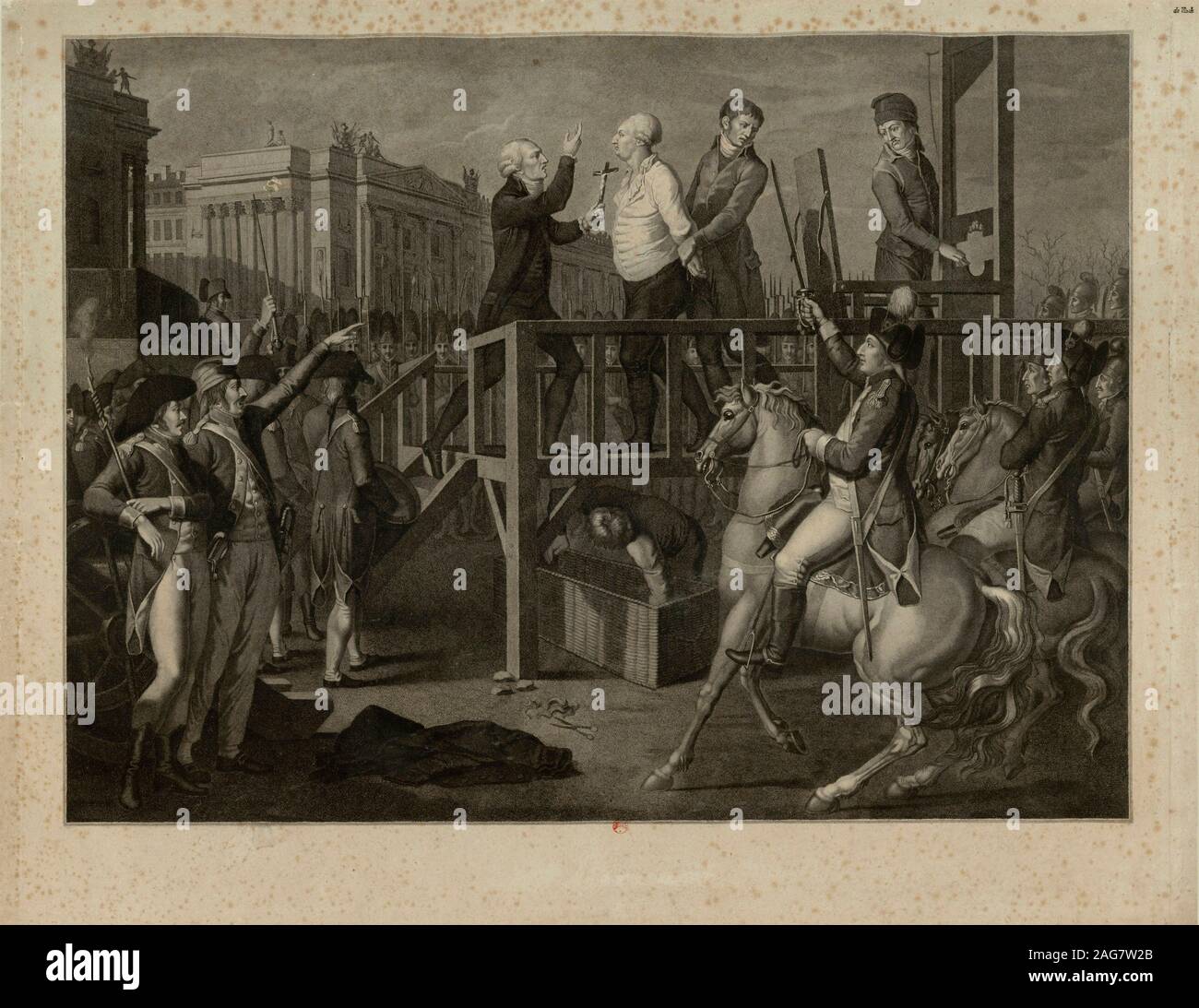 Execution of louis xvi hi-res stock photography and images - Alamy
