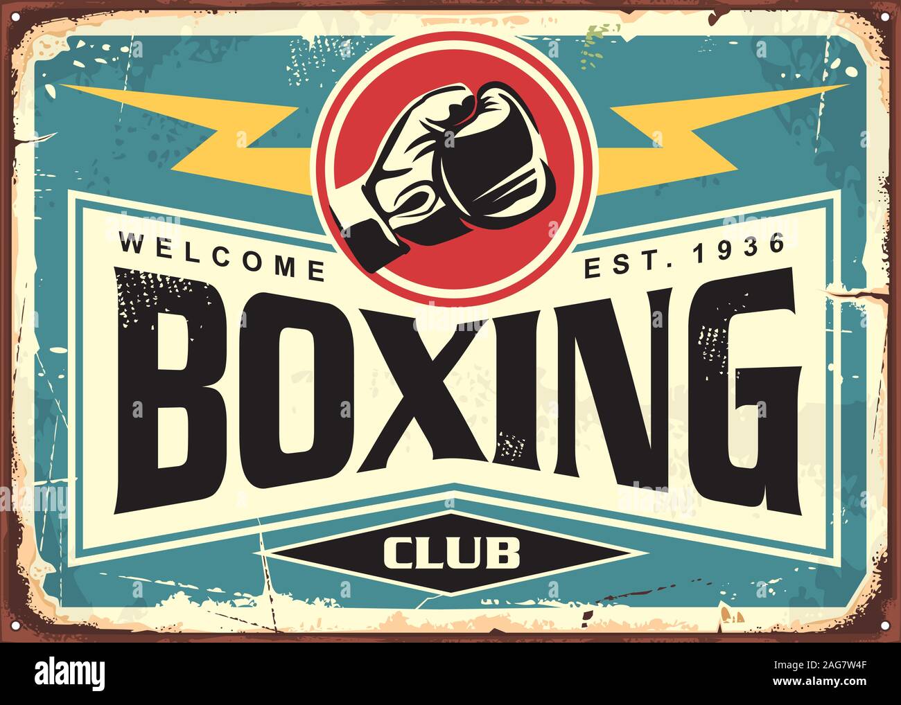 Boxing poster hi-res stock photography and images - Alamy