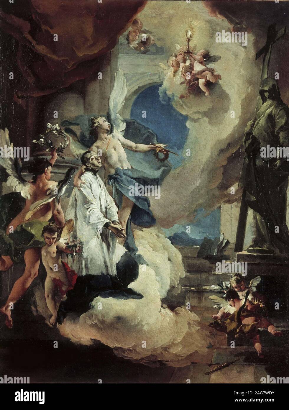 Saint Aloysius Gonzaga in Glory, c. 1725. Found in the Collection of ...
