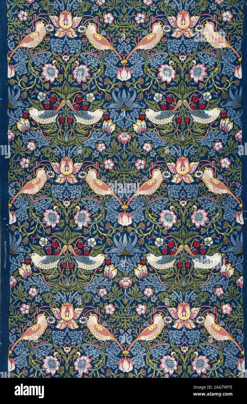 Strawberry Thief. Decorative fabric, 1883. Found in the Collection of ... Strawberry Thief. Decorative fabric, 1883. Found in the Collection of ...