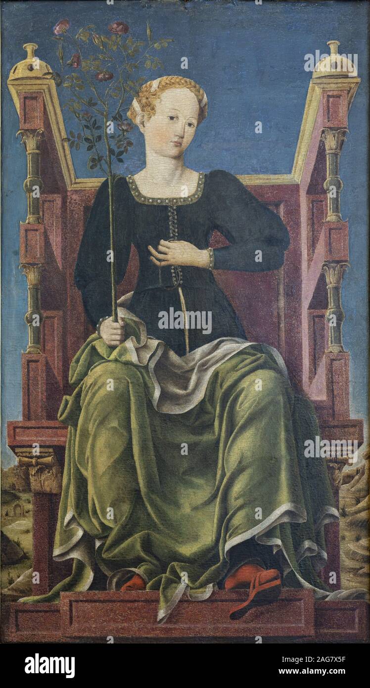 The Muse Erato, ca 1455. Found in the Collection of Pinacoteca ...