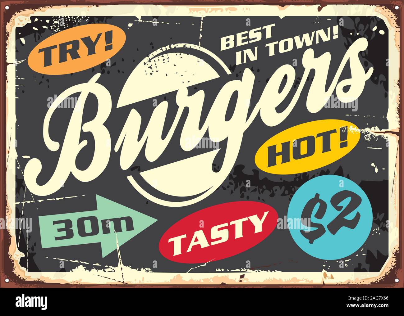 American diner menu on Stock Vector Images - Alamy
