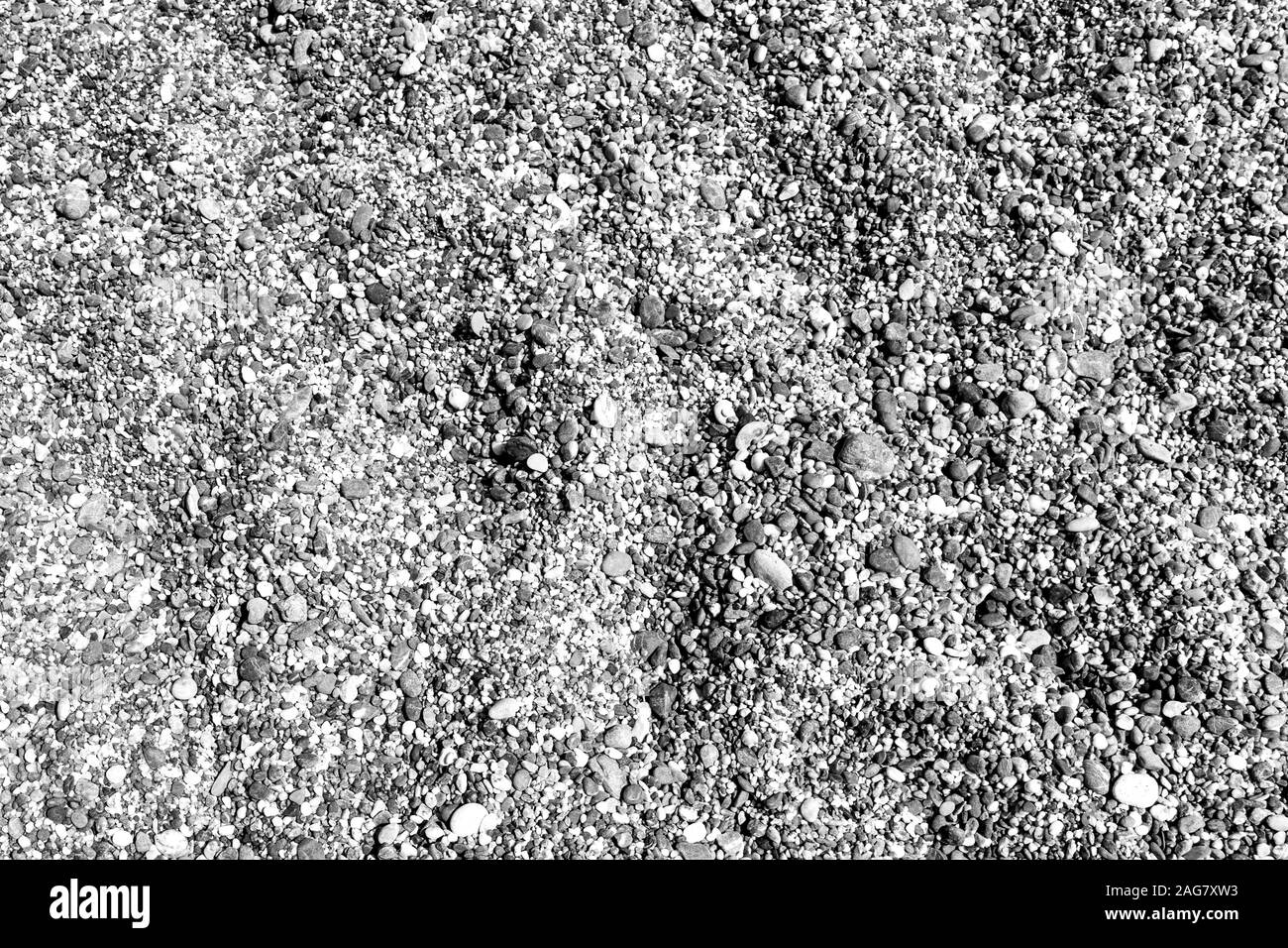 Sandy beach background. Detailed sand or gravel texture Stock Photo - Alamy