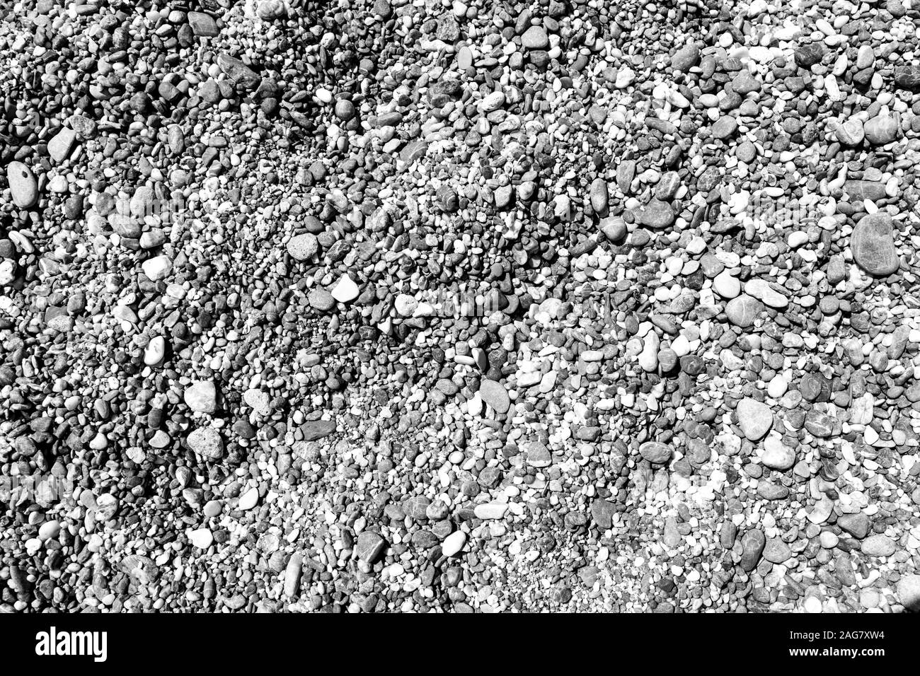 Sandy beach background. Detailed sand or gravel texture Stock Photo - Alamy