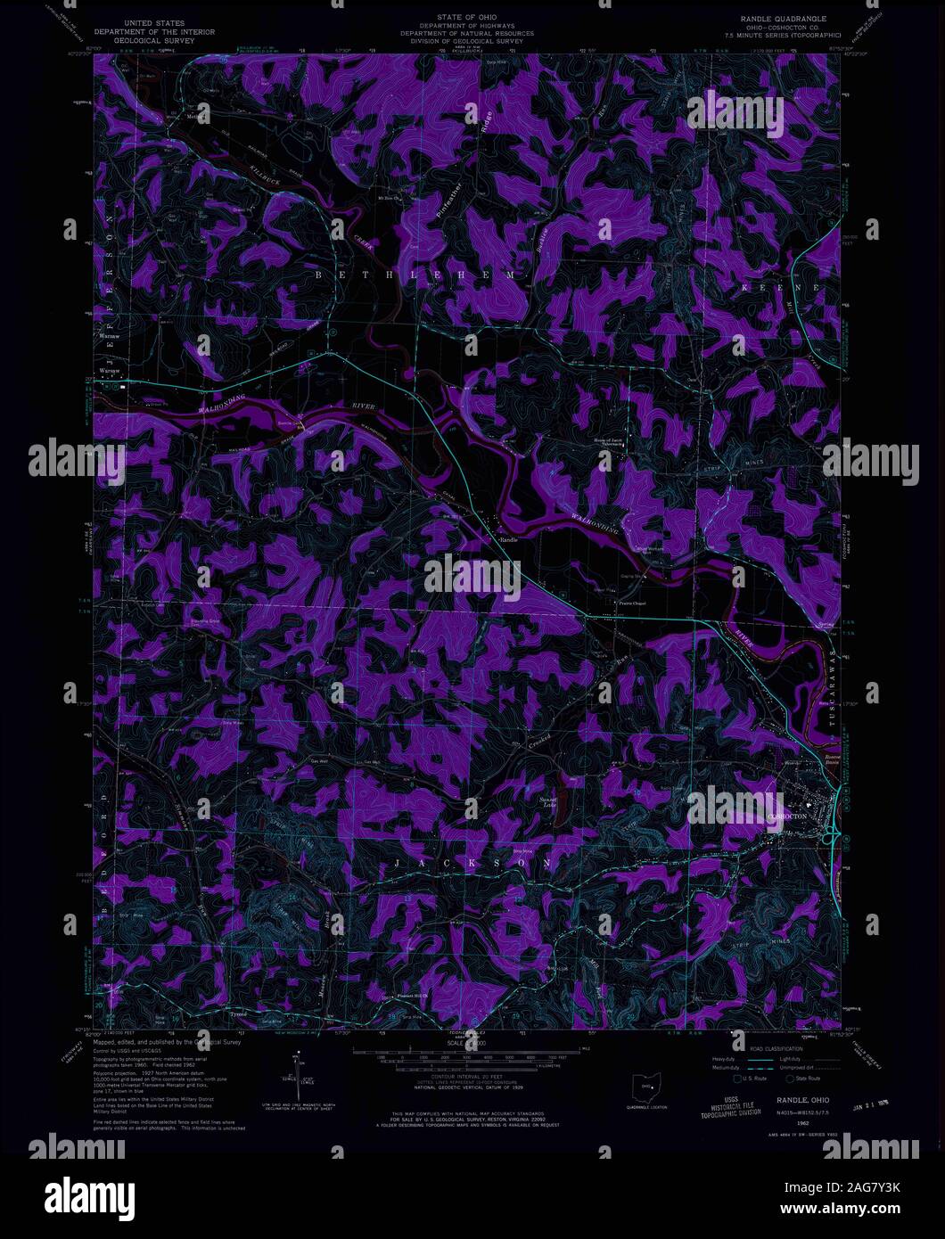 Map of randle hi-res stock photography and images - Alamy