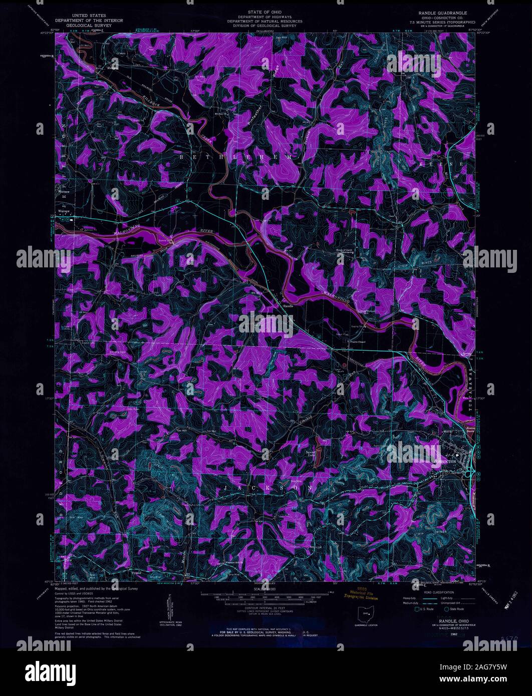 Map of randle hi-res stock photography and images - Alamy