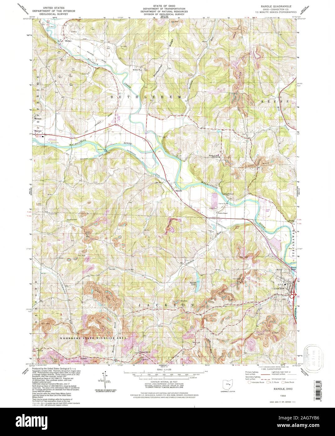 Map of randle hi-res stock photography and images - Alamy
