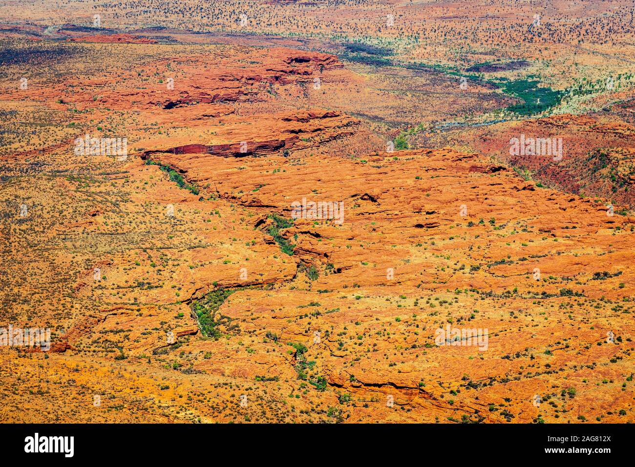 The green line is the valley that becomes Kings Canyon. This high ...