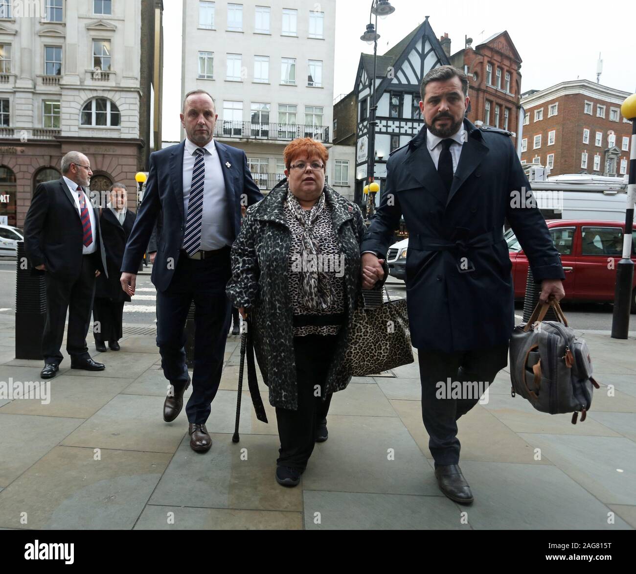 Sarah-Jane Young (centre), the daughter of Lance Corporal Young, a ...