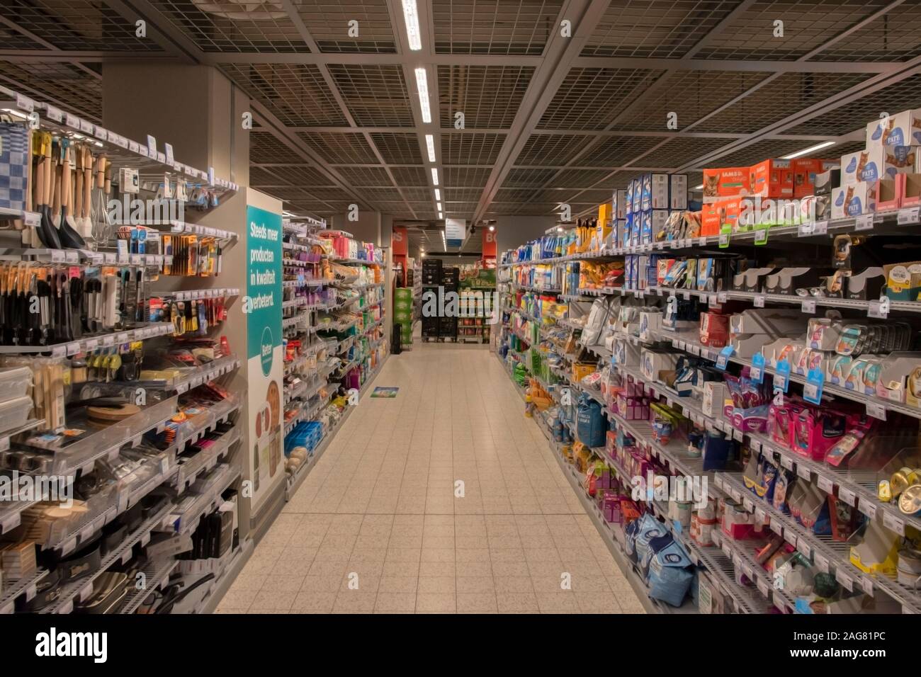 Inside An Albert Heijn Supermarket At Amsterdam The Netherlands 2019 ...