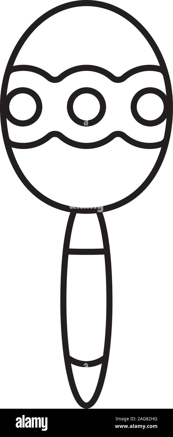 Mexican maraca design, Mexico culture tourism landmark latin and party ...