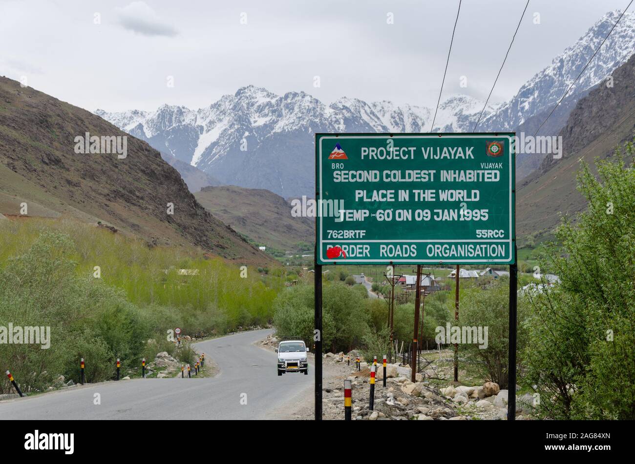 Board about the world record for second coldest place in world set by ...